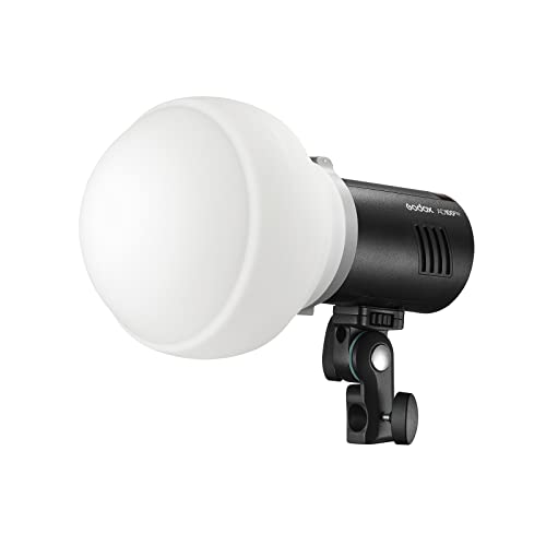 Godox ML-CD15 Flash Diffuser Modifier Bundle Diffusion Dome for V1S V1C V1N V1F V1O V860III V860II V850III TT685II TT600 TT685 AD200 AD200PRO AD300PRO AD400PRO ML30 ML60 ML60BI(Included 3 adapters)