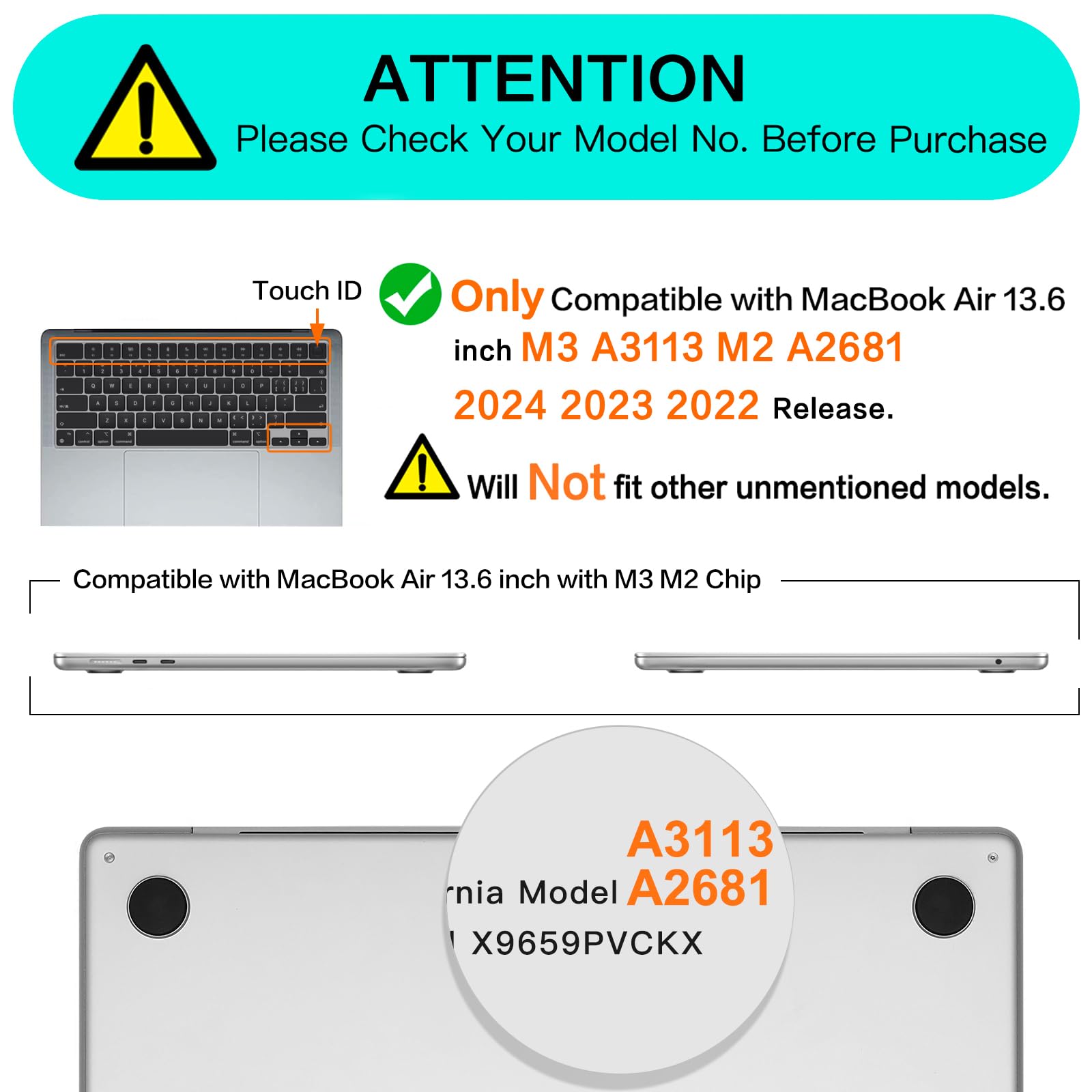 MOSISO Compatible with MacBook Air 13 inch Case 2025 2024 2023 2022 M3 A3113 M2 A2681, Plastic Leopard Grain Hard Shell Case&Carrying Sleeve Bag&Keyboard Cover&Webcam Cover&Screen Protector, Black