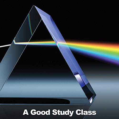 4 Pack K9 Optical Crystal Photography Prism Set, Include 55mm Crystal Ball, 50mm Crystal Cube, 50mm Triangular Prism, 60mm Optical Pyramid with Gift Box& Wipe Cloth for Teaching, Playing, Photography
