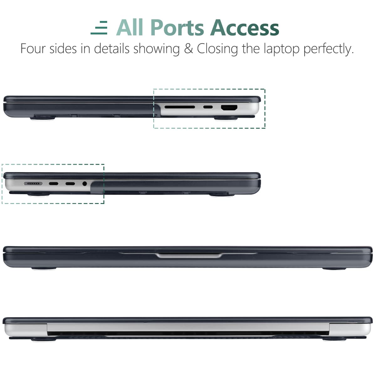 DONGKE for M4 MacBook Pro 16 Inch Case 2024 2023 2021 A3403 A3186 M3 A2991 M2 A2780 M1 A2485 Pro/Max Chip, Plastic Hard Shell Case & Keyboard Cover for Mac Pro 16 with Touch ID, Abstract Mountain