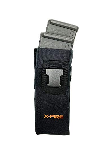 X-FIREĀ® Tall Washable Nylon MOLLE Pouch or Duty Belt Portable Radio Holder