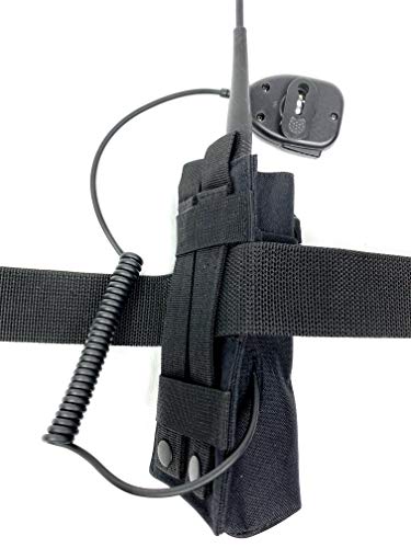 X-FIREĀ® Tall Washable Nylon MOLLE Pouch or Duty Belt Portable Radio Holder