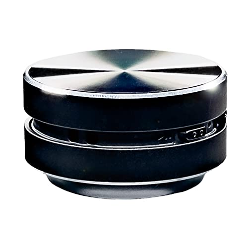 Anything Speaker Turn Anything Into A Speaker - Mini Bluetooth Speaker Portable Bone Conduction Vibration Speaker - Black Small Lightweight (Onyx Black)