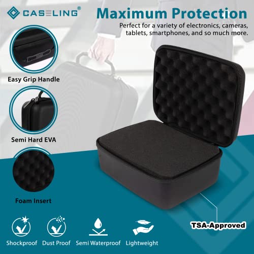 Protective Hard Case With Customizable Foam. 11 Inch Lightweight Hard Shell Case for Electronics, Cameras, Tablets, Phone & More β 11 x 9 x 5.5 Inches