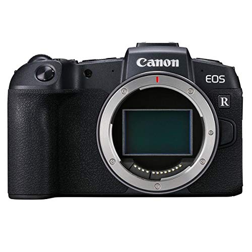 Canon EOS RP Mirrorless DSLR Camera Body, Lens Converter, Lexar 633x U3 64GB Memory Card, Monopod and Spare Battery (Renewed)