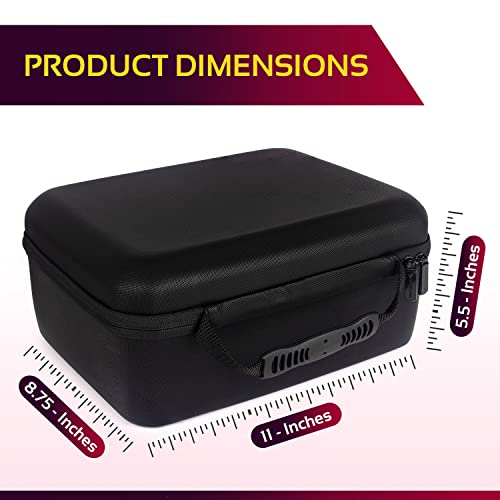 Protective Hard Case With Customizable Foam. 11 Inch Lightweight Hard Shell Case for Electronics, Cameras, Tablets, Phone & More β 11 x 9 x 5.5 Inches