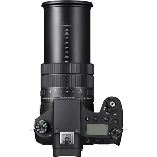 Sony Cyber-Shot DSC-RX10 IV DSCRX10M4/B Digital Camera + 128GB SDXC Card + NP-FW50 Lithium Ion Battery + 72mm 3 Piece Filter Kit + 72mm 2X Telephoto Lens + 72mm Wide Angle Lens + Carrying Case Bundle
