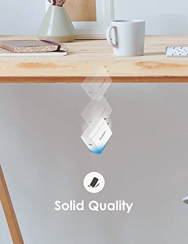 [2-Pack] USB C Wall Charger, oraimo Charger Block 20W, PD Fast Charging Power Adapter Plug for iPhone 14/13/12/11 Pro Max, Mini, Pro XR, Galaxy, Pixel 4/3, iPad/iPad Mini and More (White)