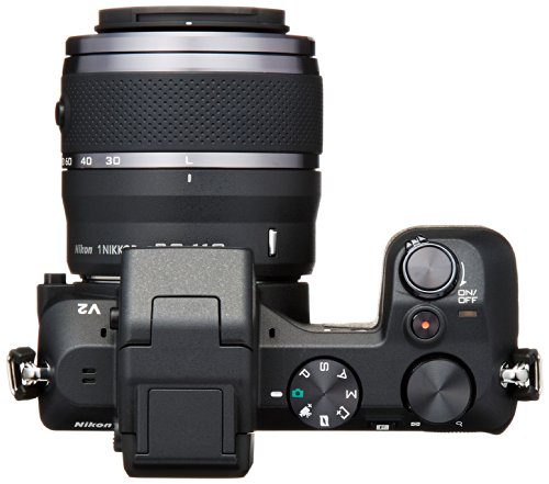 [Original] Nikon Set Mirror-Less SLR Nikon1 V2 + 11-27.5mm + 30-110mm Double Zoom kit BK N1V2WZBKA [International Version, No Warranty]