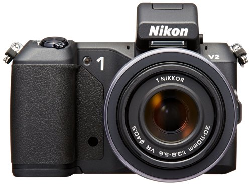 [Original] Nikon Set Mirror-Less SLR Nikon1 V2 + 11-27.5mm + 30-110mm Double Zoom kit BK N1V2WZBKA [International Version, No Warranty]