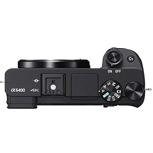 Cardinal Camera-Sony Sony Alpha a6400 Mirrorless Camera Body(No Lens) Video Bundle + Microphone + Extreme Speed 64GB Memory(24pc Bundle) (ILCE-6400B)