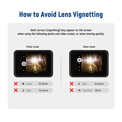 NEEWER Upgraded Version 1.33x Anamorphic Lens Compatible with GoPro Hero 9 10 11 Black, 2.40:1 Widescreen Cinematic Flare Effect, HD Double Side Multi Layer Anti Reflection Coating Action Camera Lens
