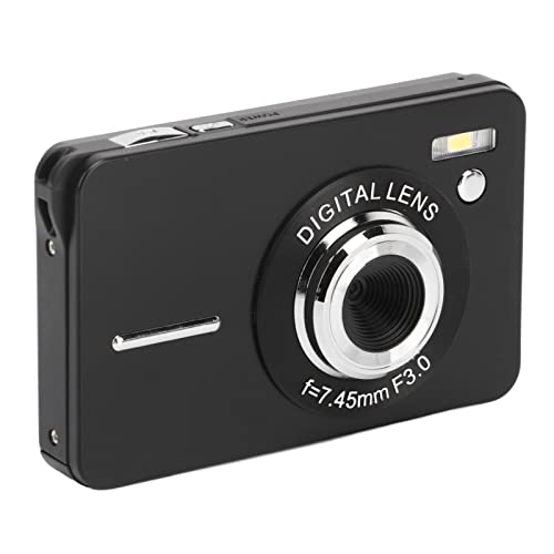 2.7 Inch 4K 56MP Small Digital Camera, Anti Shaking 20X Zoom Digital Camera with Fill Light, Equipped with Rechargeable Lithium Ion Battery and USB Data Cable for Travel, Wedding