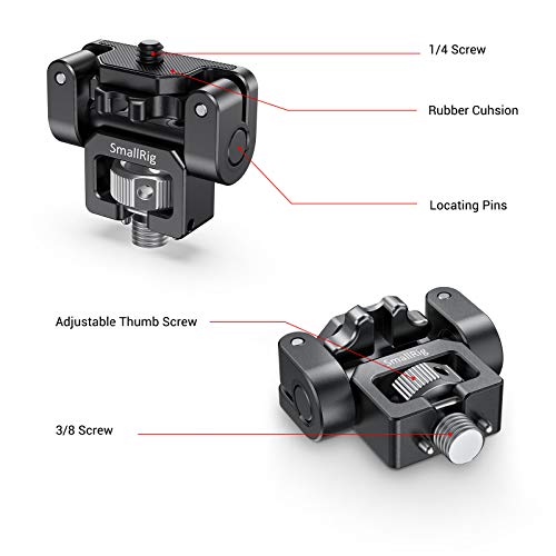 SMALLRIG Monitor Mount EVF Holder Support with Locating Pins for ARRI Standard - 2174