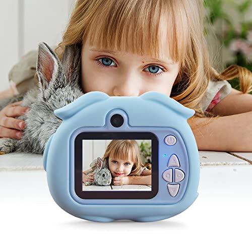 Ke1Clo 1080P Mini Children's Camera with Front Rear Dual Camera, 2.0/3.5 inches Screen Kids Camera - Video Recording/Taking Pictures and Selfie/MP3 Music/Filters/Photo Stickers etc