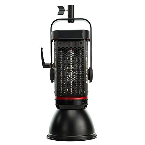 Aputure COB 300D II Led Video Light,Aputure 300d ii LED Photographic Lighting V-Mount CRI97+ TLCI97+ 55000lux@0.5M 5500k Sidus Link App Control 8 Built-in Lighting Effects 2.4G 100m Control