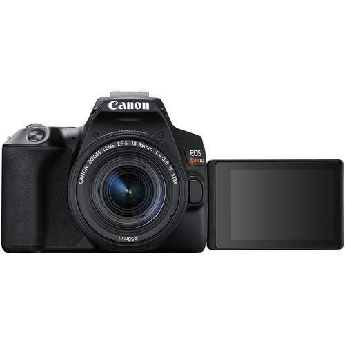 Canon EOS Rebel SL3 DSLR Camera Bundle with Canon EF-S 18-55mm STM and 75-300mm III Lens, 64GB Memory, Case, Tripod and More (28pc Bundle) (Renewed)