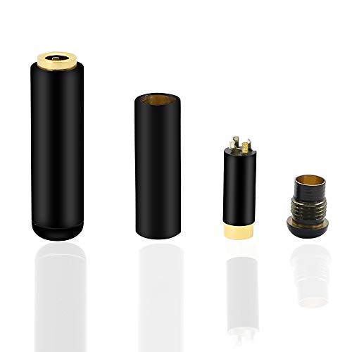 PNGKNYOCN 3.5mm 4 Pole Stereo TRRS Female Socket Repair Headphone 1/8 Solder Type DIY Audio Cable Connector(2-Pack)