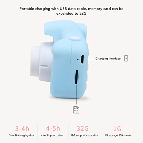 Hztyyier Kids Camera, 2.0in IPS Screen Kids Selfie Camera, Digital Video Cameras for Christmas Birthday Gifts
