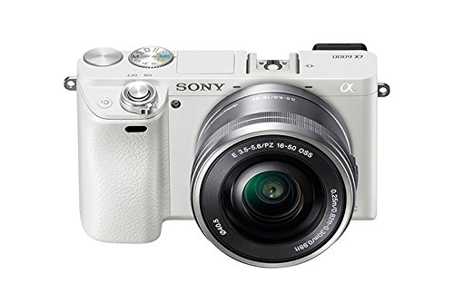 Sony Alpha a6000 White Interchangeable Lens Camera with E PZ 16-50mm F3.5-5.6 OSS - International Version (No Warranty)