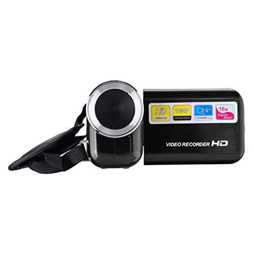 Digital Camera 16MP Compact Camera with LCD Screen Vlogging Video Camera Auto Focus Digital Point and Shoot Time Lapse Camera 4X Digital Zoom for Kids,Students, Teens, Black
