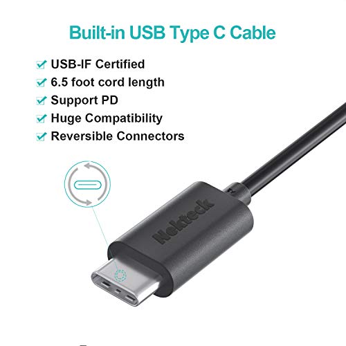 Nekteck S22, S23 Ultra 45w USB-C Charger with 6ft Long Cable, PD.3(PPS), Small Samsung Super Fast Charger Type C [USB-IF Certified] Compatible with Galaxy S23+/S22 Plus/S21/S20 Ultra/Note 10+