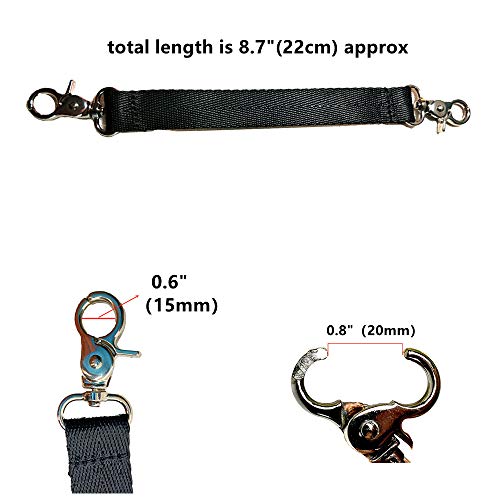 Anti-Sway Strap for Firefighterâs Radio Straps Two Way Radio Case Compatible with Radio Holder Black