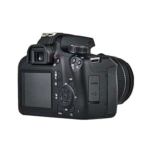 4000D (Rebel T100) DSLR Camera with 18-55mm f/3.5-5.6 III Zoom Lens & 75-300mm III Lens Bundle + 64GB Memory, Case, Tripod, Extra Battery and More