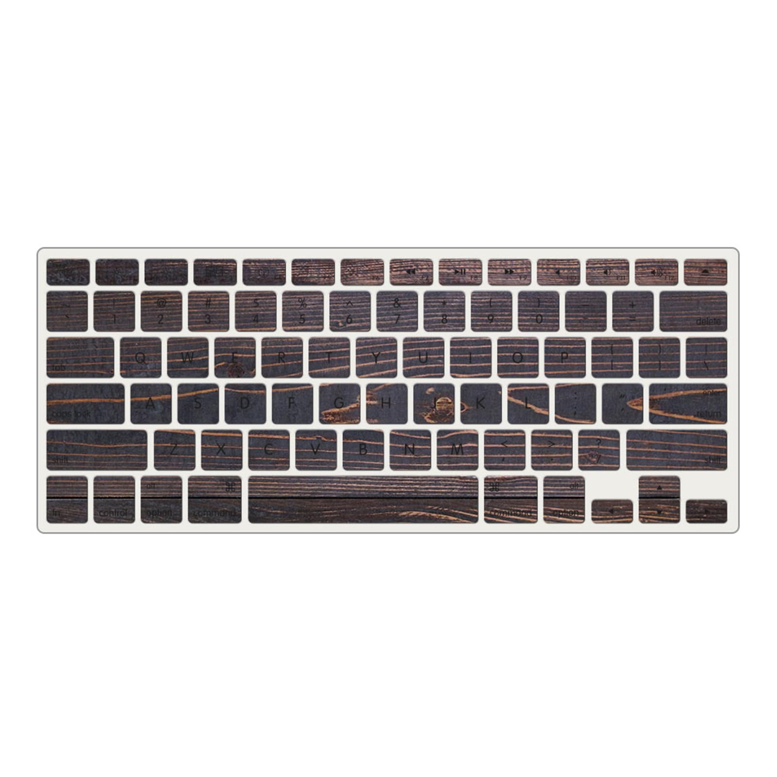 IVY Wood Series Set Folio Hard Case for MacBook Air 13 with M2 (Models: A2681) with Keyboard Cover - C