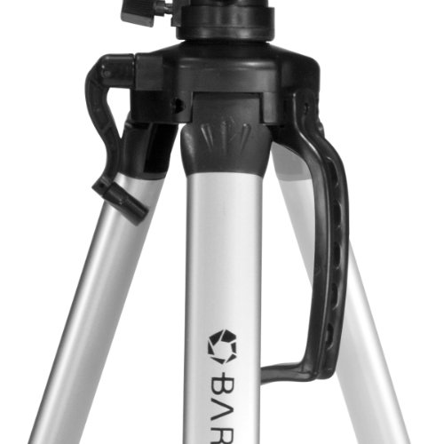 BARSKA Deluxe Tripod Extendable to 63.4" w/ Carrying Case , Gray/Black