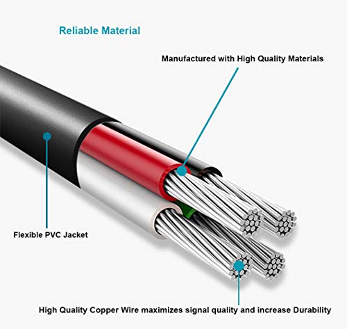 MaxLLTo USB Cable for Nikon Coolpix S2600 S2500 S3000 S3200 S4300 S6100, Extra Long 5ft 2in1 USB Data SYNC-Charge Charging Cable Cord for Nikon Coolpix S2600 S2500 S3000 S3200 S4300 S6100 Camera
