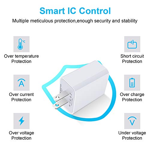 USB C Charger, 20W PD Power Adapter 2pcs USB C Box Block Brick Plug Fast Charging Base Cube for iPhone 14/13/13 Pro/12 Mini/11 Pro Max XR XS X SE 8 Plus Samsung Galaxy S22 S21 S20 Note 20 Ultra Pixel