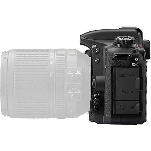 Nikon D7500 24.2 MP DSLR Camera (Body Only) Bundle Includes High Speed 32GB Memory Card +Professional Accessory Bundle (Renewed)