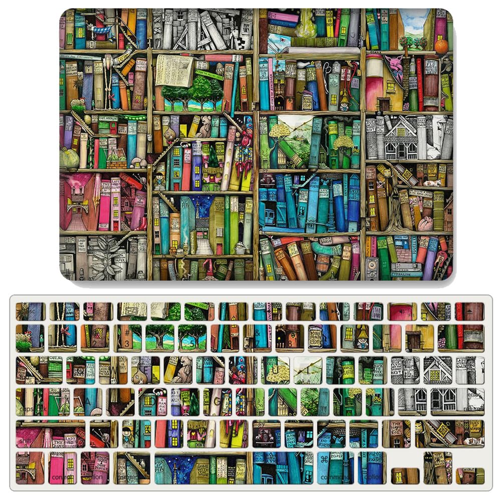 IVY Equation Design with Logo Case for MacBook Air 13 with M2 (Models: A2681) with Keyboard Cover - A