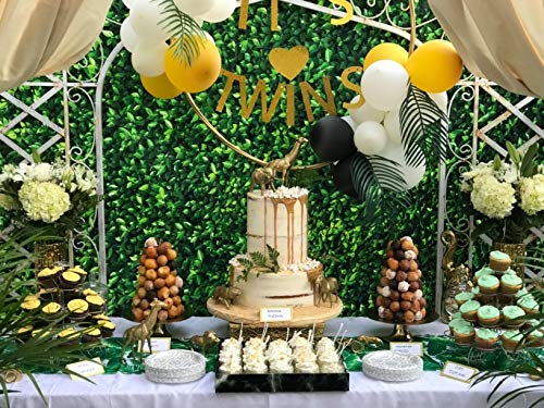 SJOLOON 5X7ft Green Leaves Backdrop Grass Backdrop Natural Green Lawn Party Photography Backdrop Birthday Newborn Baby Lover Wedding Photo Studio Props 10923