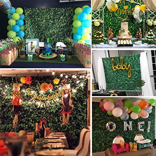SJOLOON 5X7ft Green Leaves Backdrop Grass Backdrop Natural Green Lawn Party Photography Backdrop Birthday Newborn Baby Lover Wedding Photo Studio Props 10923