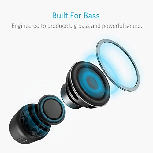 Anker Soundcore Mini, Super-Portable Bluetooth Speaker with 15-Hour Playtime, 66-Foot Bluetooth Range, Enhanced Bass, Noise-Cancelling Microphone (Renewed)