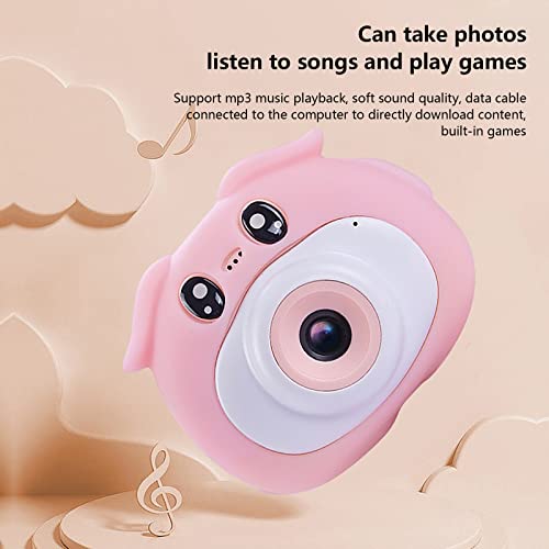 1080P Digital Camera for Kids - Mini Cartoon Children's Camera, 2.0 Inch Screen Front and Rear Dual Camera, High-Definition Photo Digital Camera, Rechargeable