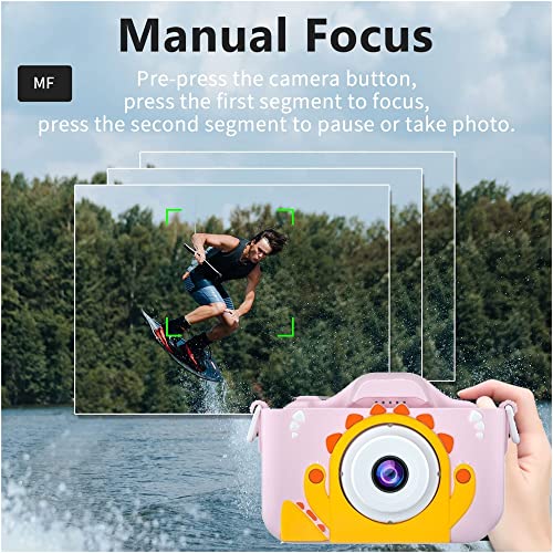 Digital Cameras for Kids Compact Waterproof Action Camera Ultra HD Video, 20MP Frame Grabs, Image Sensor, Live Streaming, Stabilization,Digital Camera Full HD Video Camera (Color : C)