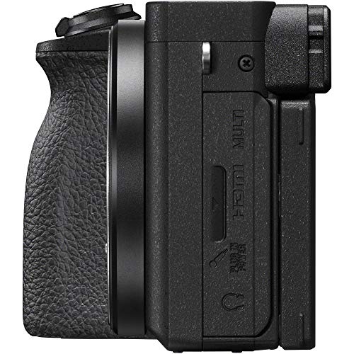 Sony Alpha a6600 Mirrorless Digital Camera with 18-135mm & FE 50mm f/1.8 and 420-800mm Telephoto Lens + Wide-Angle & Telephoto Lens, 64GB Memory Card, Microphone, Digital Flash, Gadget Bag & More