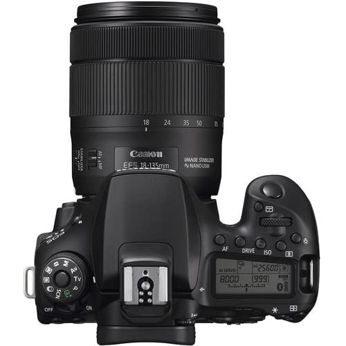 Grace Photo-Canon intl Canon EOS 90D DSLR Camera with 18-135mm is USM Zoom Lens & 75-300mm III Lens Bundle + 64GB Memory, Case, Tripod, Extra Battery and More, Black