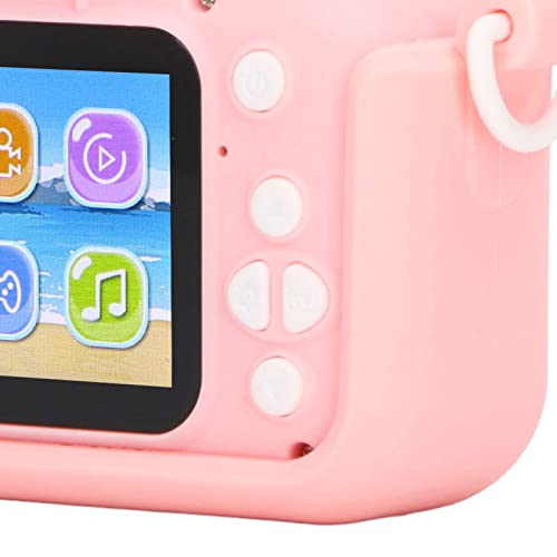 Kids Camera, Pink Cartoon 20MP Digital Video Camera for Children, Child Camera for Christmas Birthday Gift
