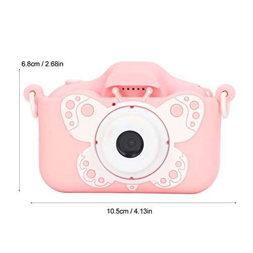 Kids Camera, Pink Cartoon 20MP Digital Video Camera for Children, Child Camera for Christmas Birthday Gift