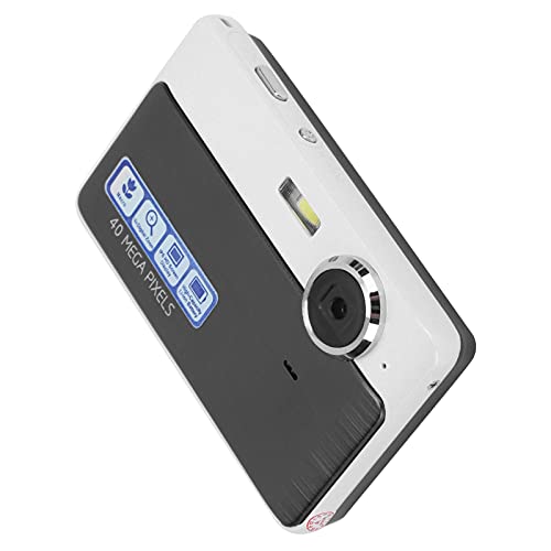 Digital Cameras for Photography, 40MP Vlogging Camera 16X Digital Zoom, Compact Pocket Camera with 2.4 Inch IPS Screen, Portable Camera for Teens Students Seniors (Black)
