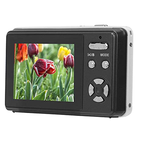 Digital Cameras for Photography, 40MP Vlogging Camera 16X Digital Zoom, Compact Pocket Camera with 2.4 Inch IPS Screen, Portable Camera for Teens Students Seniors (Black)