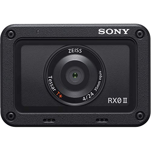 Sony Cyber-Shot DSC-RX0 II Digital Camera + SanDisk 64GB Ultra microSD Memory Card, Portable Mini Metal Camera Dolly, Portable Handheld Monopod/Selfie Stick & More (13pc Bundle)