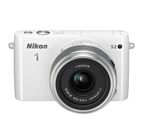 Nikon 1 S2 Digital Camera with 1 NIKKOR 11-27.5mm f/3.5-5.6 Lens (White)