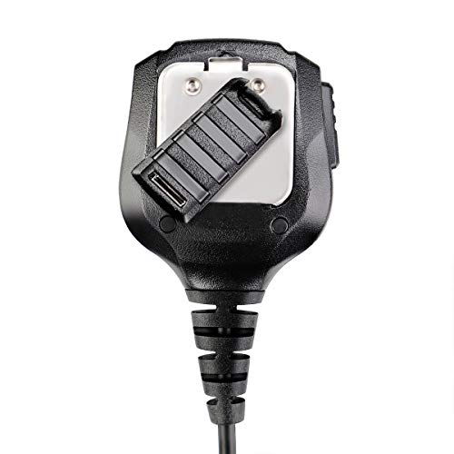 Retevis 2 Pin Walkie Talkie Speaker Microphone with 3.5MM Jack Compatible with Retevis RT22 RT21 RT68 RT19 H-777 RT15 RT22S RT86 RT18 RB18 RT27 RT5R RT1 Baofeng UV-5R BF-F8HP 2 Way Radio(2 Pack)