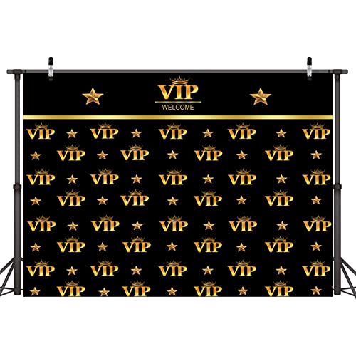 9x6FT VIP Photography Backdrop Red Carpet Event Backdrop for Star Catwalks Stage Photography Background Cine Film Show Booth Celebrity Activity Portrait Party Banner Wallpaper
