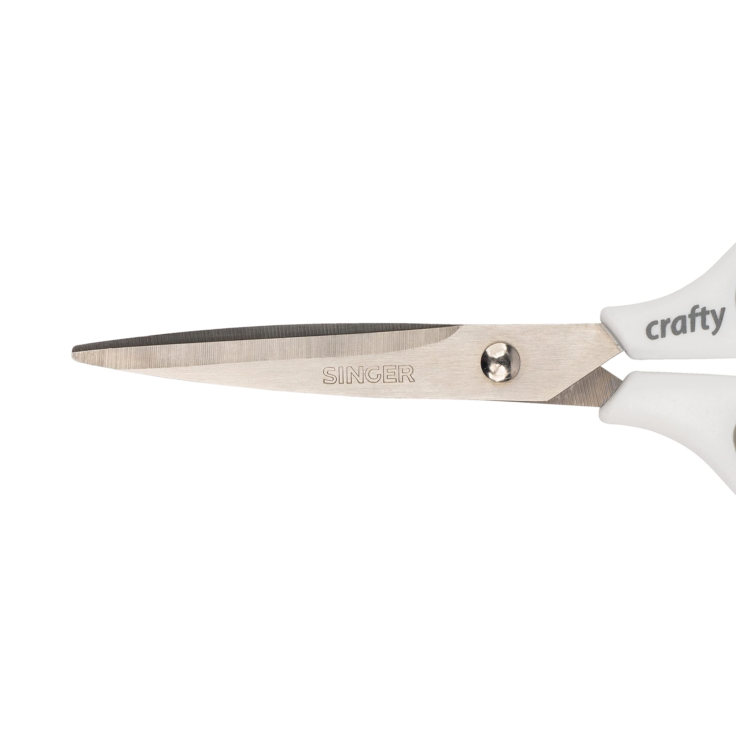 SINGER 6-1/2 inch Craft Scissors with Comfort Grip, Set of 3